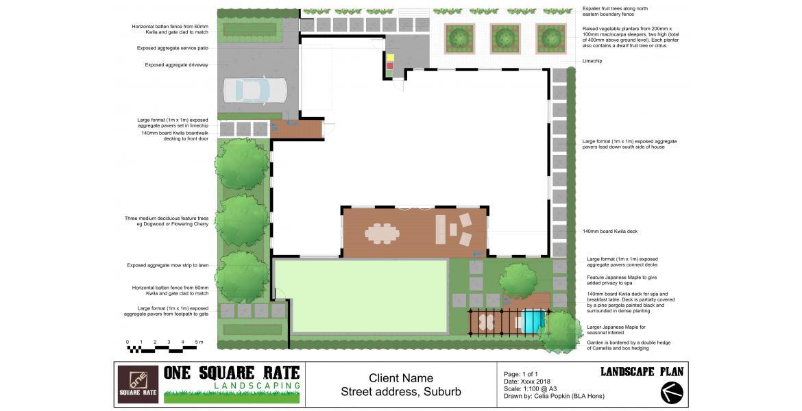 Landscape Design Christchurch | One Square Rate | One Square Rate